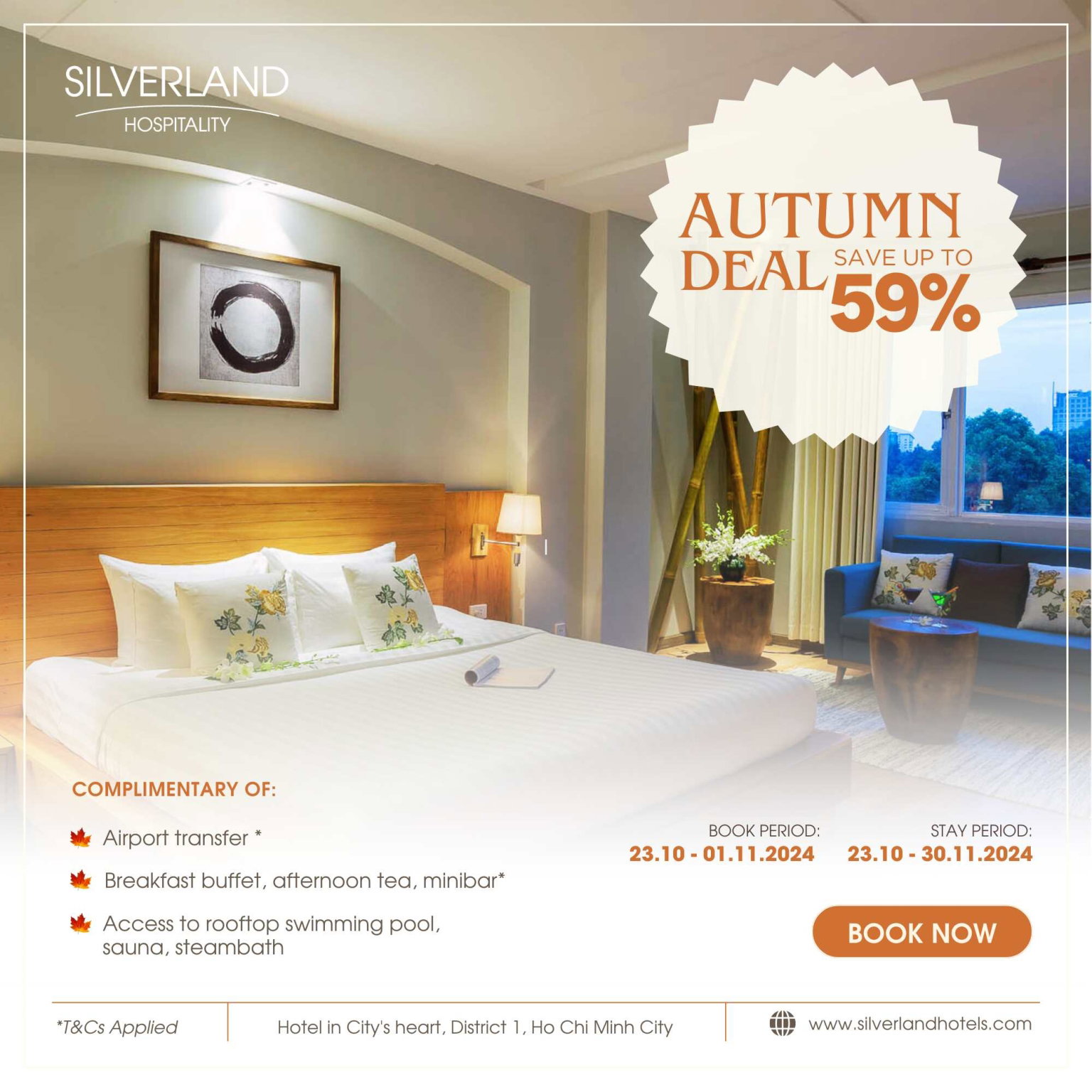 Silverland Mây Hotel - Acommodation deals up to 55%
